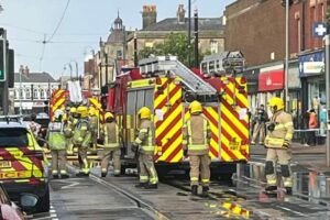 Dozens of firefighters called to Fleetwood building fire as people ...
